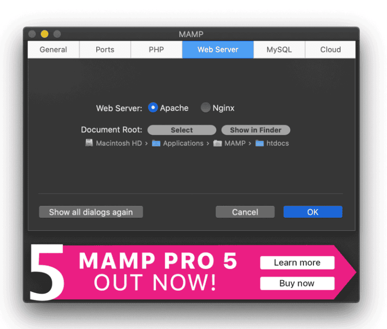 MAMP: la guida completa (2025 Mac e Windows) - SupportHost