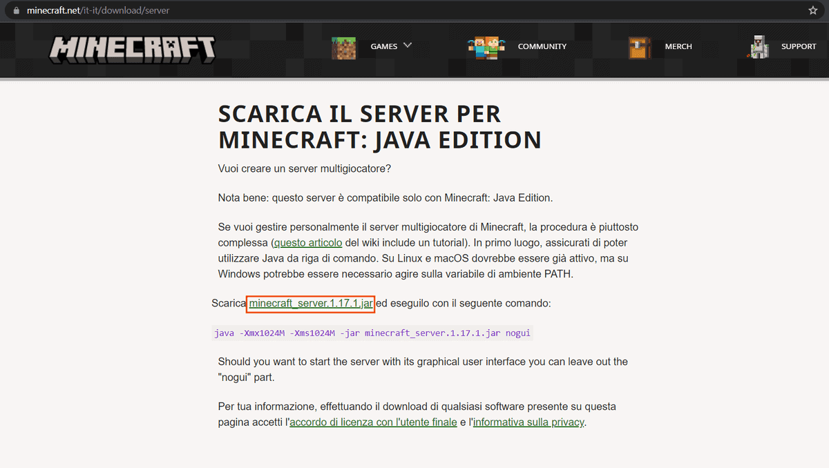 Come creare un server di Minecraft (2025) - SupportHost