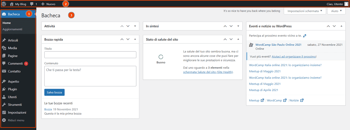 Tutorial WordPress: guida completa (2024) - SupportHost