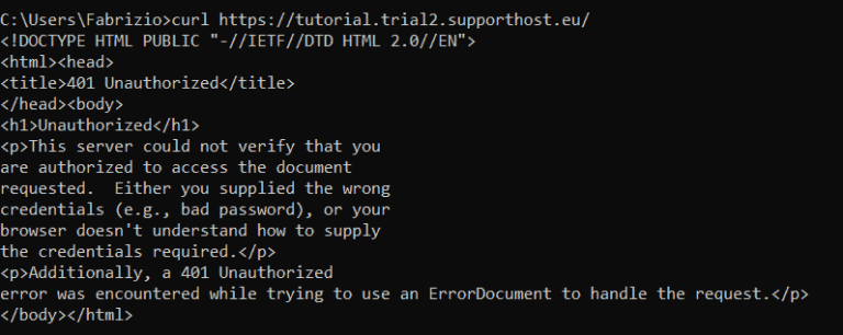 Linux Comando Curl Come Usarlo 12 Esempi Supporthost 0471