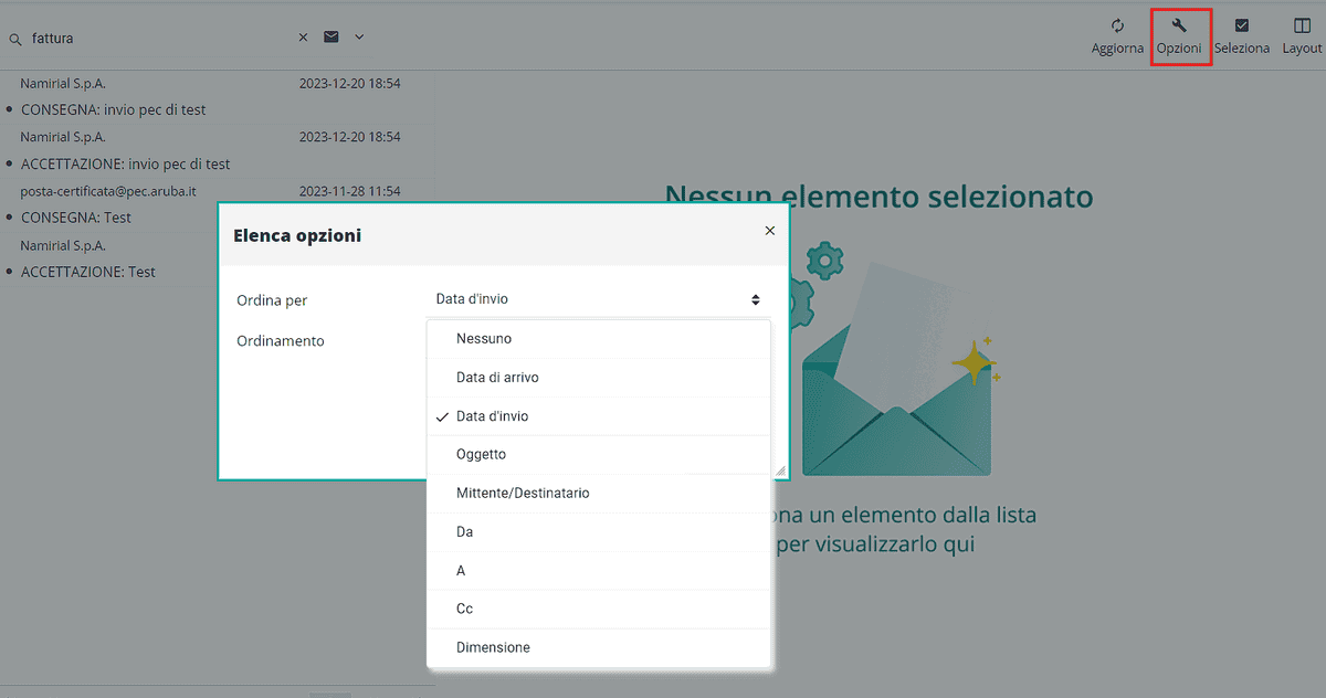 Webmail PEC - SupportHost