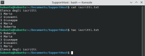 Comando cat: guida all'uso (con esempi) - SupportHost