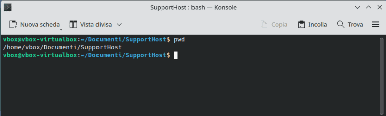 Comando pwd Linux: come mostrare la cartella corrente