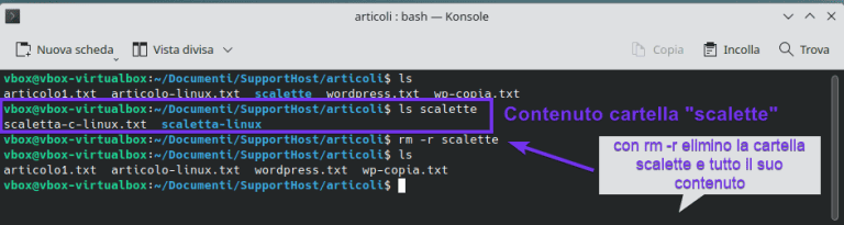 Comando rm Linux: come eliminare file e cartelle