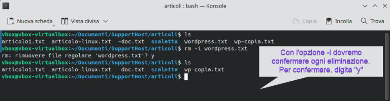 Comando rm Linux: come eliminare file e cartelle