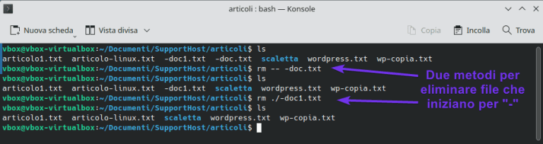 Comando rm Linux: come eliminare file e cartelle