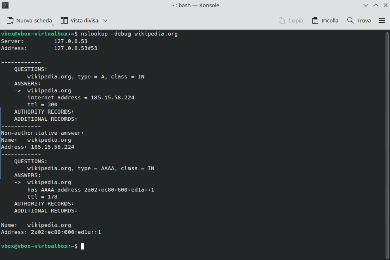 Comando nslookup Linux: verificare i DNS - SupportHost