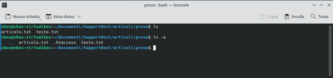 Comando Ls Linux Visualizzare Il Contenuto Delle Cartelle