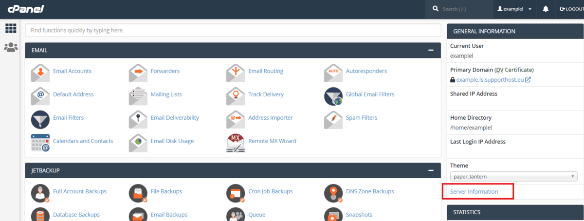 How to change the PHP version - SupportHost