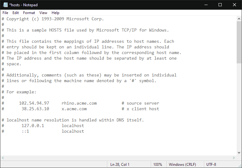 Localhost Address
