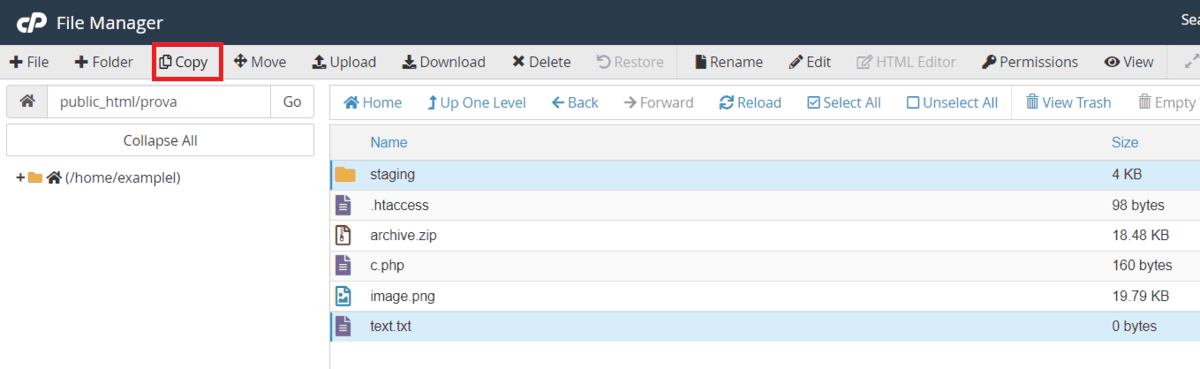 How to use the file manager - SupportHost
