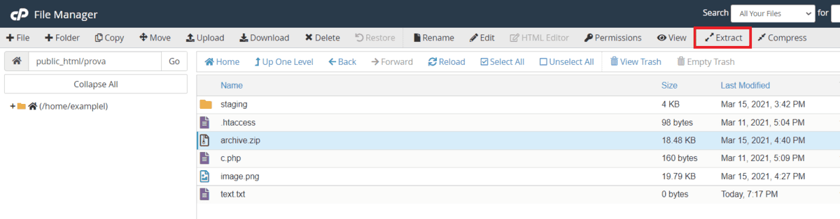 How to use the file manager - SupportHost