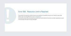 508 error: how to solve it (2025) - SupportHost