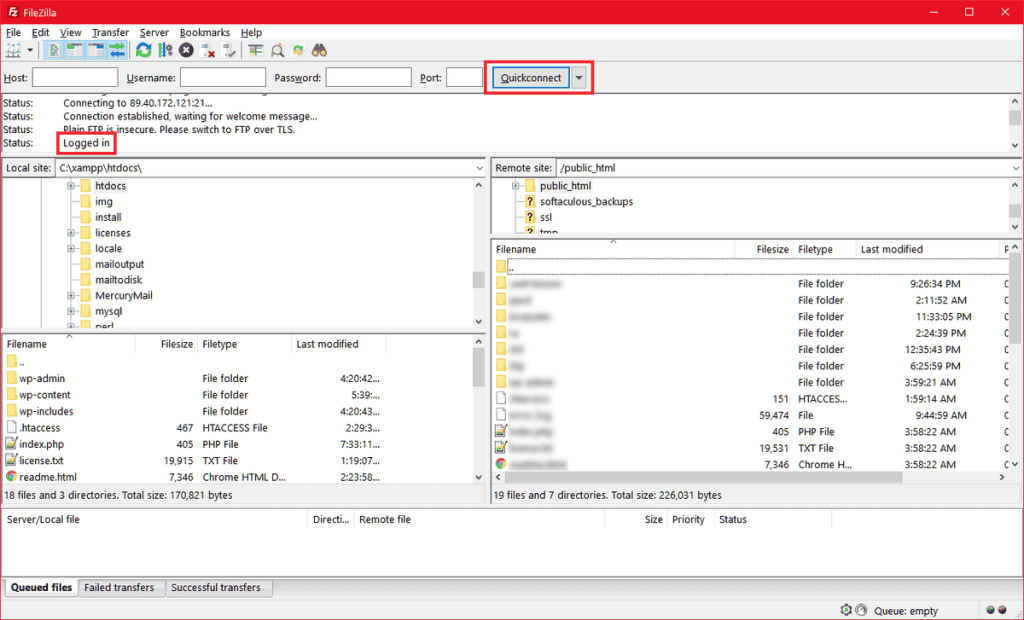How To Use Filezilla On Mac Connect To Wordpress Site Tidesales