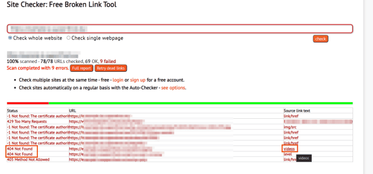 404 error: how to solve - SupportHost
