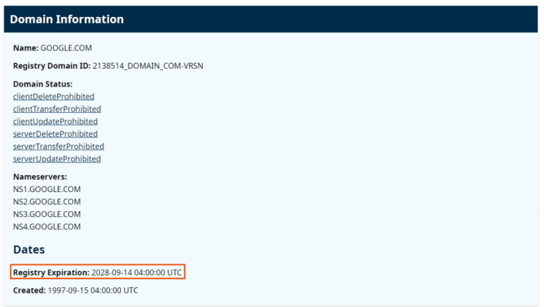 Expired domains: what happens when a domain expires? - SupportHost