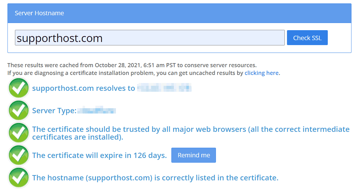 Free SSL certificate: how to activate it - SupportHost
