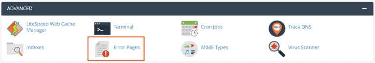 How to create custom error pages - SupportHost
