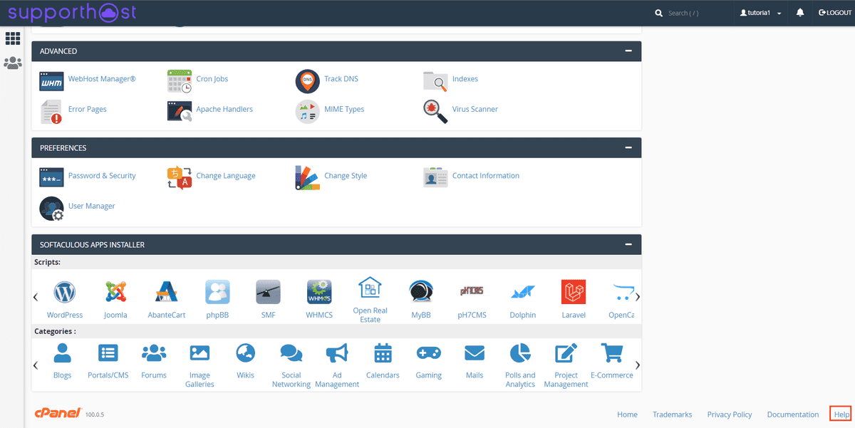 How to customize cPanel (Reseller) - SupportHost