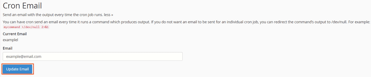 How to create a cron job - SupportHost