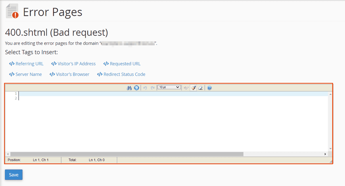 How to create custom error pages - SupportHost