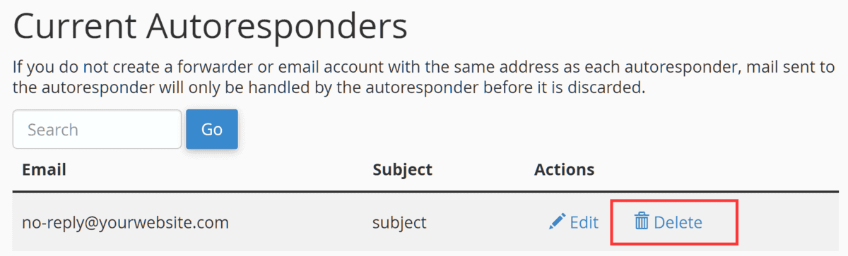 Out of office auto reply message - SupportHost