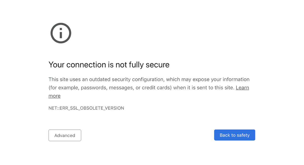 Err_ssl_version_or_cipher_mismatch solution - SupportHost