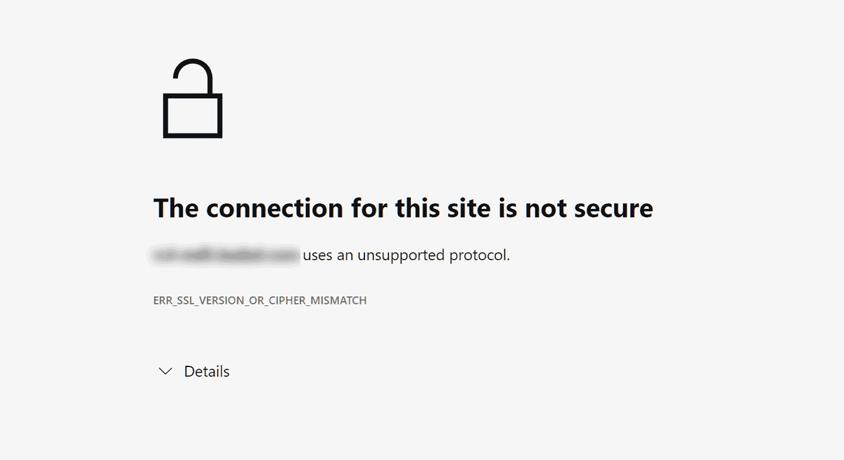 Err_ssl_version_or_cipher_mismatch solution - SupportHost
