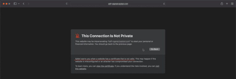How to solve ERR_CERT_AUTHORITY_INVALID error - SupportHost