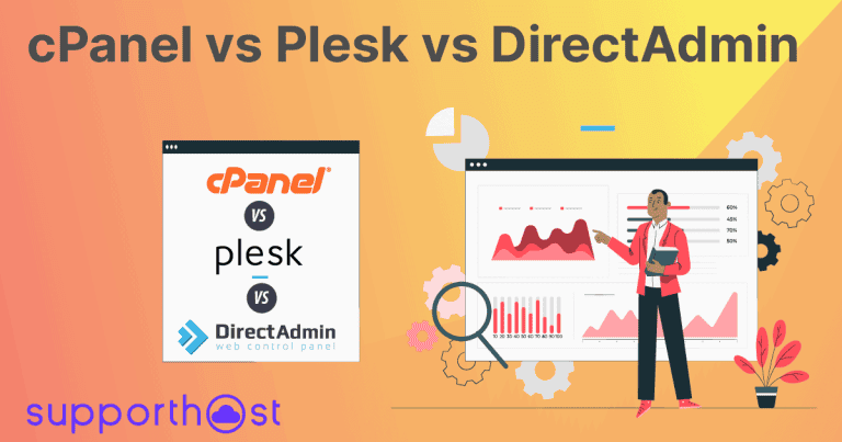 cPanel vs Plesk vs DirectAdmin: three web hosting panels compared - SupportHost