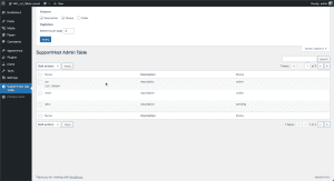 WP_List_Table tutorial - SupportHost