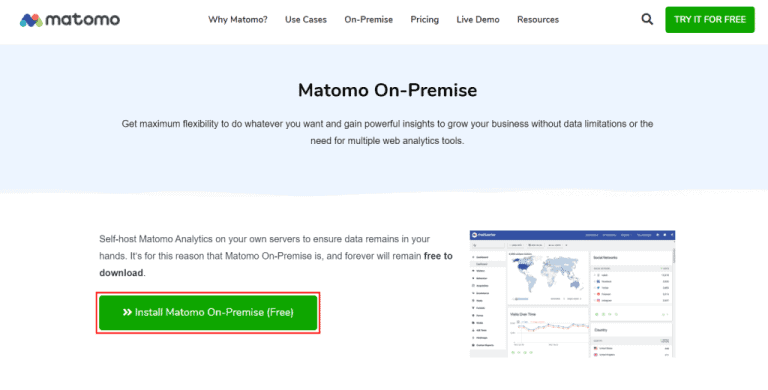 How to install Matomo - SupportHost