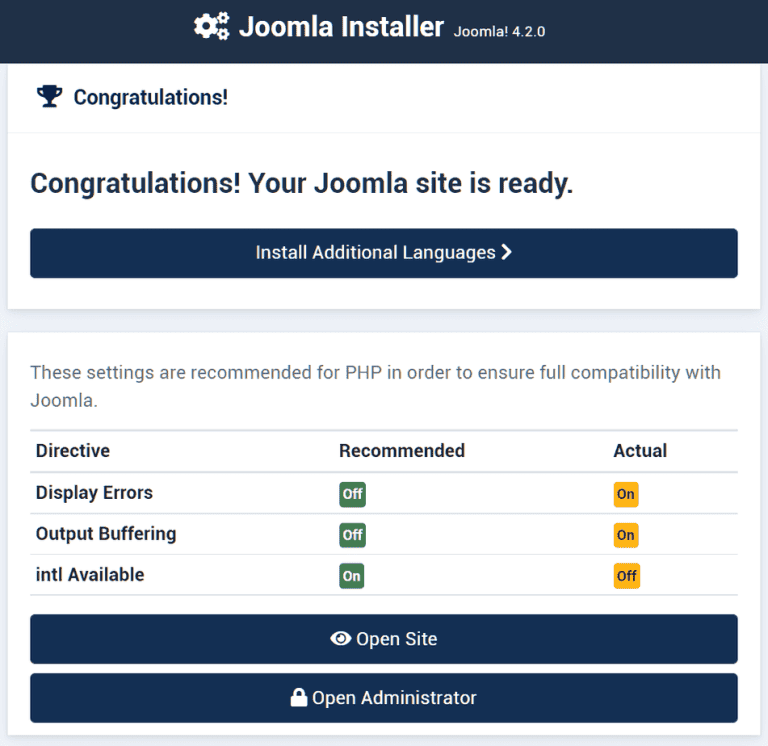 How to install Joomla! Complete tutorial - SupportHost