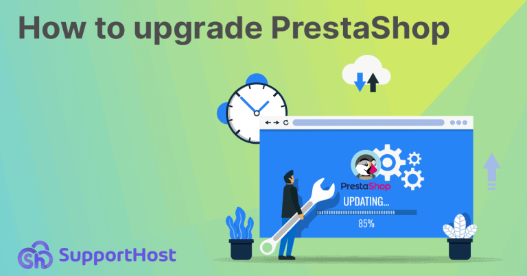 How to upgrade PrestaShop - SupportHost