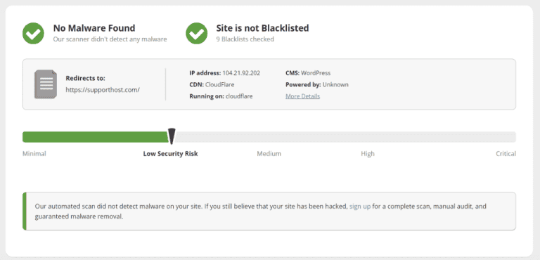 Malware scan: 10 free online tools - SupportHost