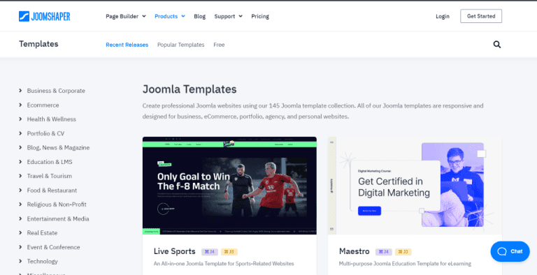 Where to find the best Joomla templates - SupportHost