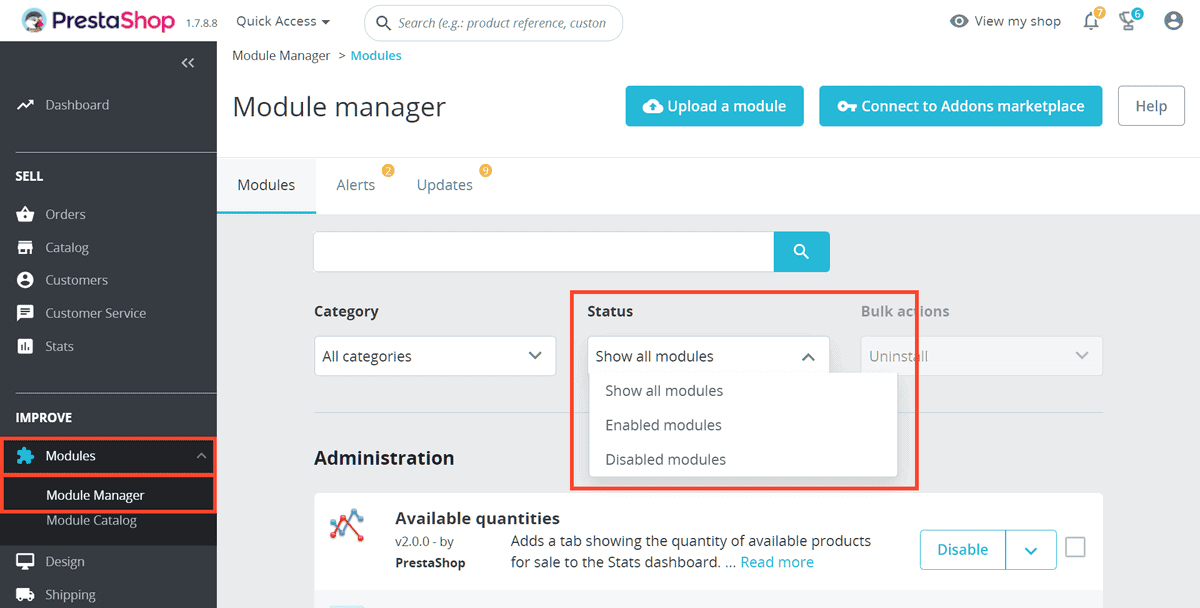 PrestaShop tutorial: how to create an ecommerce from scratch - SupportHost