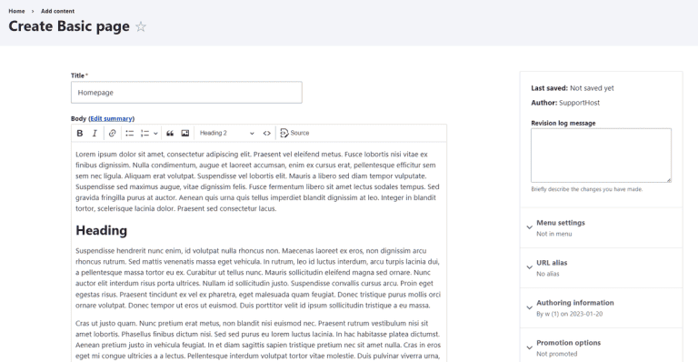 Drupal tutorial: learn this CMS from scratch - SupportHost