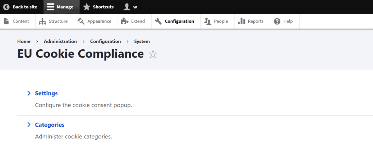 How to create a Cookie Consent Banner on Drupal - SupportHost