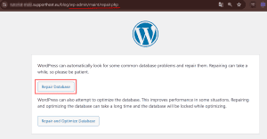 Fix the Error in Establishing a Database Connection
