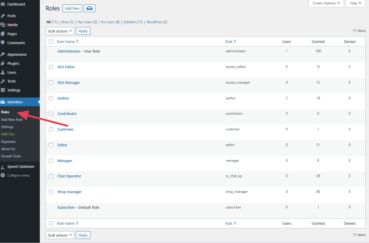 How To Edit And Customize Wordpress User Roles Supporthost